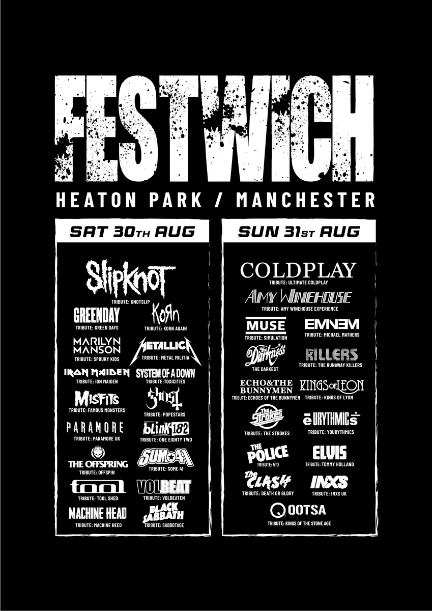 Festwich Burning Skull T-Shirt 2025 – Festmerch